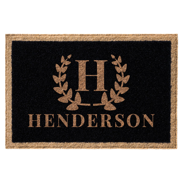 Infinity Custom Mats™ All-Weather Personalized Door Mat - STYLE: WREAT ...